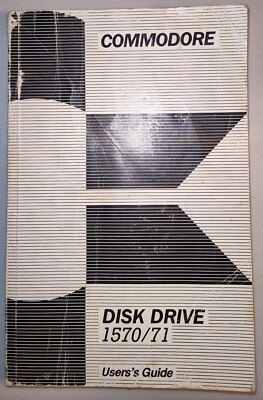 Vintage Commodore 1570/71 Disk Drive User's Guide | eBay