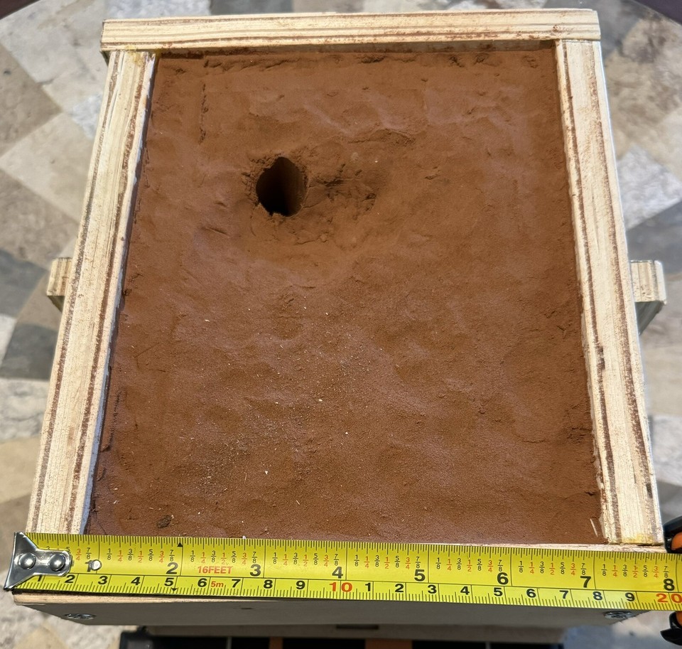 2 PART FOUNDRY WOOD FLASK FOR SAND CASTING JEWELRY OR CRAFT MAKING TOOL ...