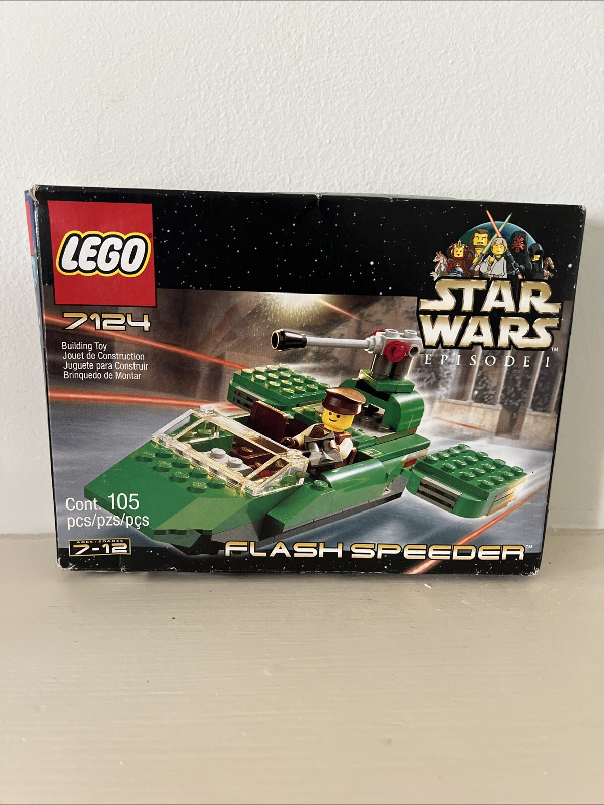 LEGO Star Wars #7124 Flash Speeder; 100% Complete with Box and Manual ...