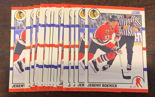 1990-91 Score Nhl Jeremy Roenick Rookie Card Lot Of 20 #179 Blackhawks ...