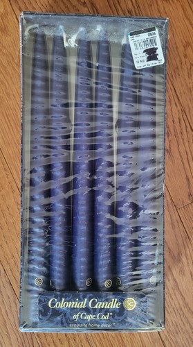 New Sealed Box/12 Colonial Candles Cape Cod 12" Hand Dipped Taper ...