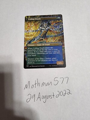 Coiling Oracle (Borderless) FOIL NM Double Masters 2022 Magic The ...