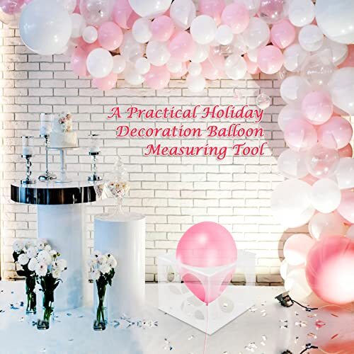 11 Holes Balloon Sizer Cube Box Collapsible Measurement Tool for ...