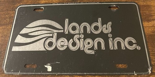 Lands Design Inc Booster License Plate Architecture Home Plan Building ...