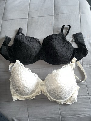2 Smart Sexy, Secret Treasures Padded White, Black Lacy underwire 38 C ...