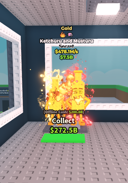 💵 478.1m/s Ketchuru And Musturu Gold🪙 + 2 Traits 🔥🐈 – Steal a Brainrot ...