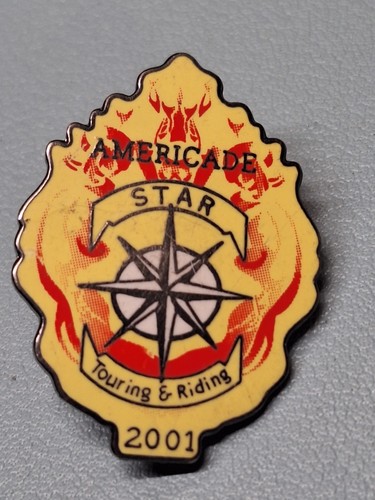 VINTAGE AMERICADE STAR TOURING AND RIDING 2001 LAPEL PIN | eBay