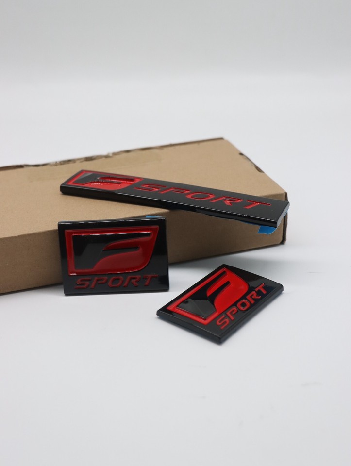 F-Sport Emblem Fender Liftgate Side Badge For Lexus IS-F GS-F RC For ...