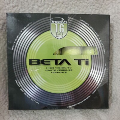 Intech Beta Ti High Visibility Distance Golf Balls | eBay