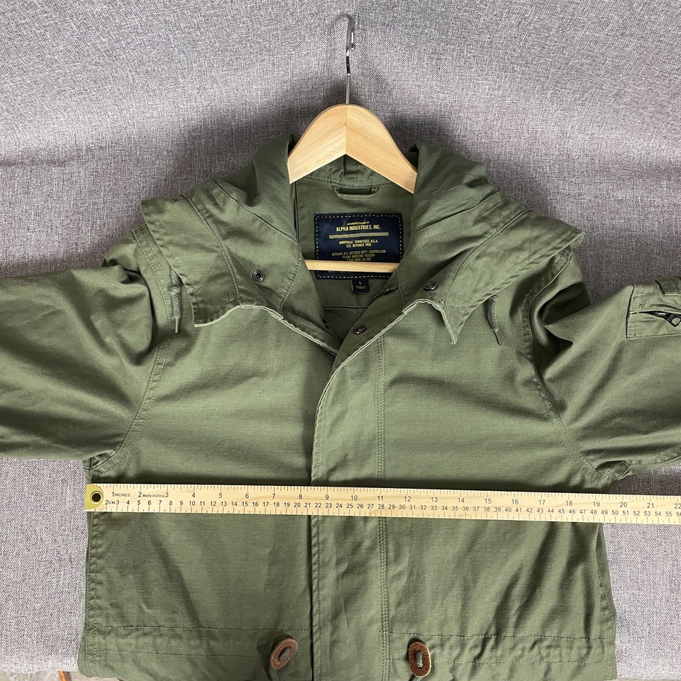 Alpha Industries Field Coat Lonely Jacket Utility Military Made In USA ...