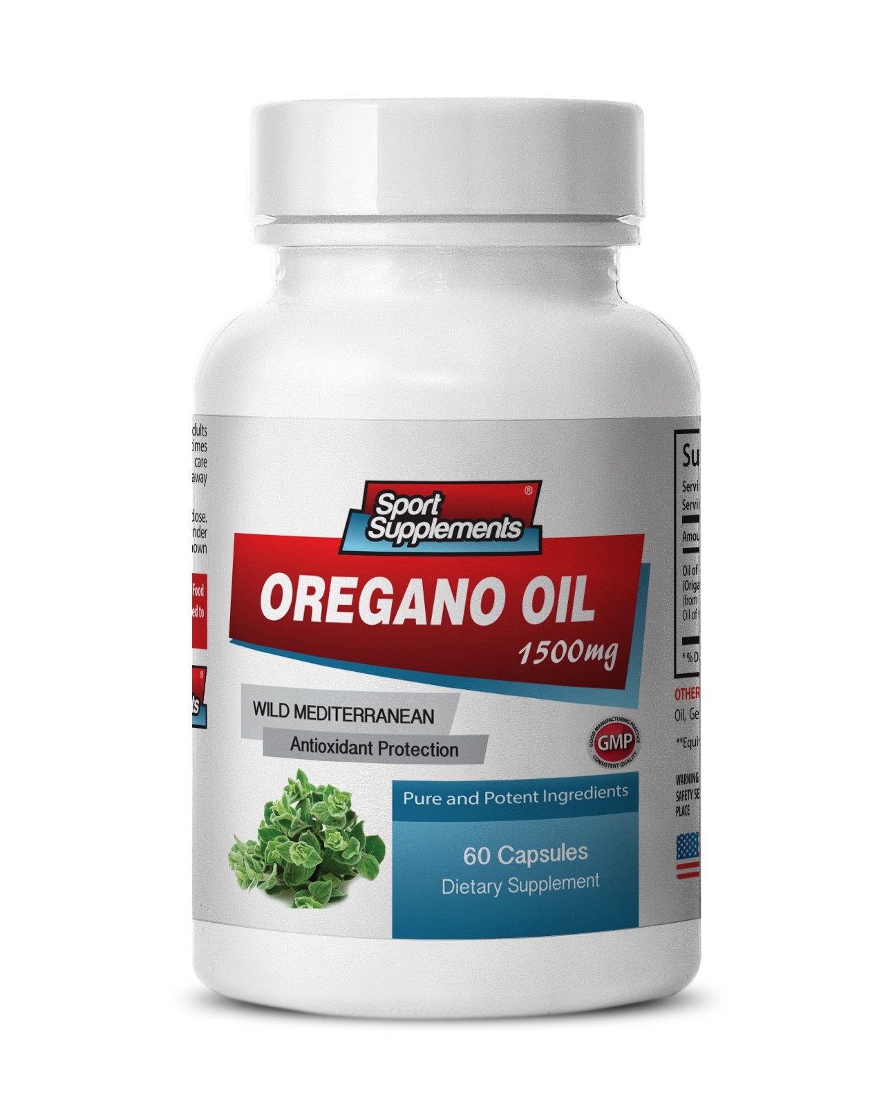 Oregano Oil 1500mg - Supports Immune System - Digestive & Joint Health ...