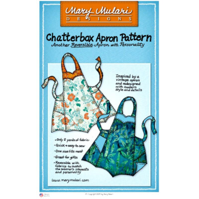 MARY MULARI DESIGNS "CHATTERBOX APRON MP09" Sewing Pattern | eBay