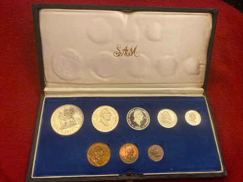 Coin, South Africa, Proof Mint Set, 8 Coins, 1976, In Mint Box | eBay UK