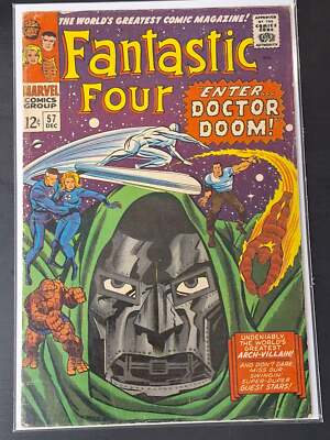 Fantastic Four 57 Marvel 1966 Iconic Doctor Doom Cover | eBay