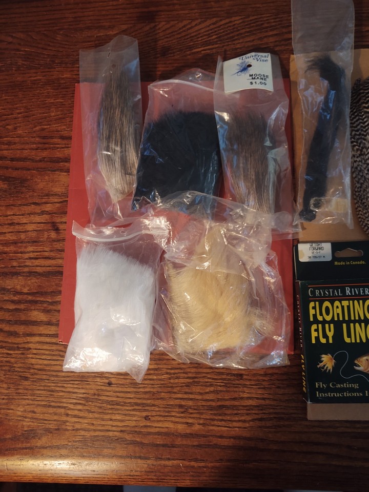 lot of 30 pieces fly fishing materials | eBay