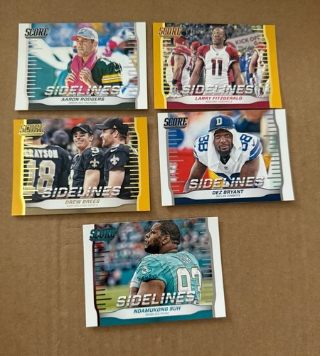 2016-2018 Panini Score 7 Card Sidelines Lot | eBay
