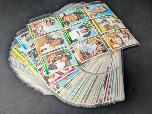 LOT of (388) 1966 Topps Baseball Cards Mostly Commons Yankees Dodgers ...