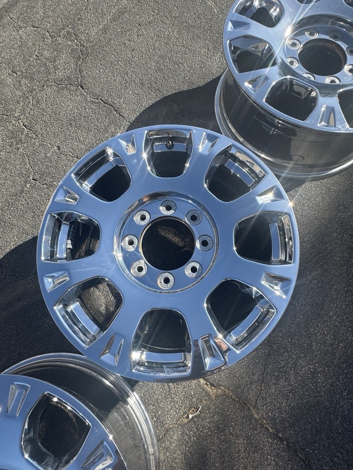 FORD 20" OEM Chrome F250 Set Stock Wheels F-250 F350 King Ranch Rims F ...