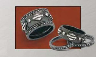 Ladies Spirit of "Harley" Stacking Ring Silver Version from Franklin ...