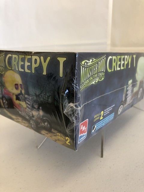 1996 ERTL Creepy T AMT Monster Rods Glow in The Dark Skeleton HOTROD ...