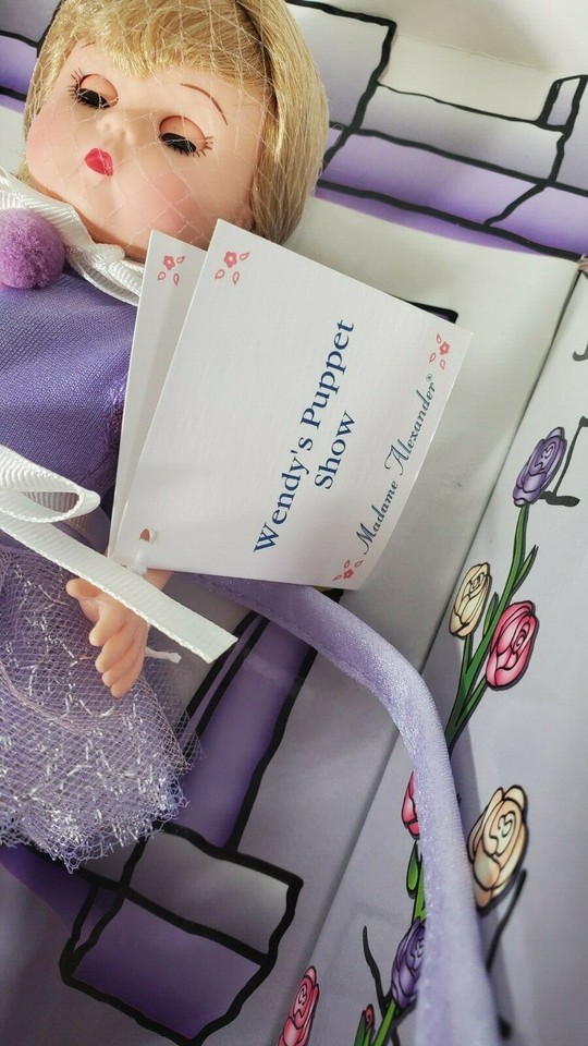 NEW 2000 Madame Alexander 8" Doll Wendy's Puppet Show #33780 w ...