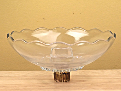 Vintage Bobeche Glass LARGE Scalloped Edge Chandelier - 6in Top ...