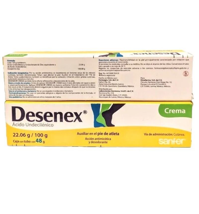 48G!!! DESENEX ANTIFUGAL CREAM ATHLETES FOOT FREE SHIPPING ENVIO GRATIS ...