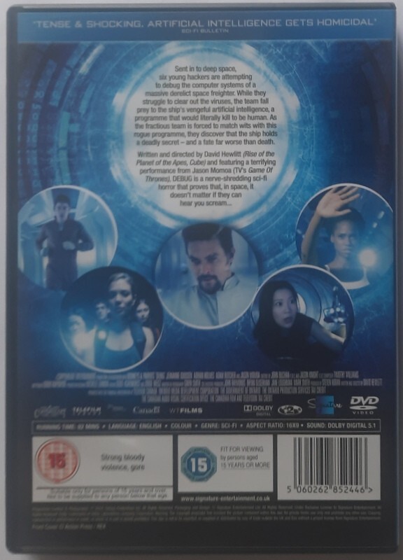 DEBUG - ADRIAN HOLMES, JASON MOMOA, JEANANNE GOOSSEN - REG 2 DVD ...