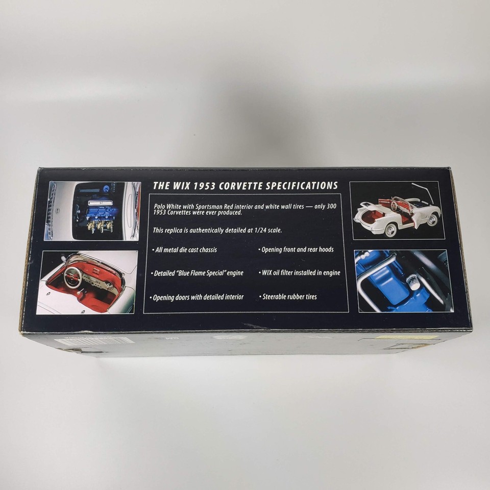 Wix 1953 Corvette 50th Anniversary 1:24 Collector's Edition Chevrolet ...