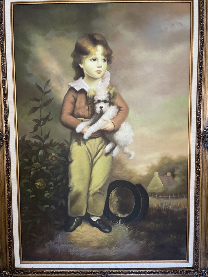 Master Simpson By Arthur Devis Oil Painting (reproduction) | eBay