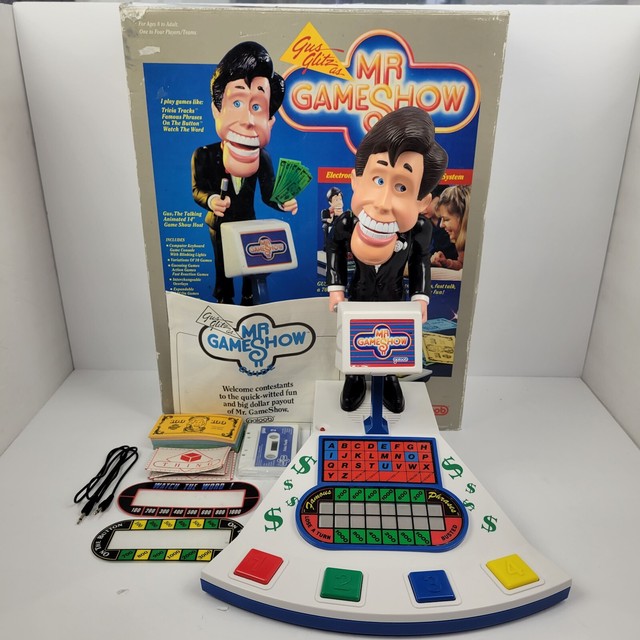 Mr Gameshow Electronic Game Galoob Talking Gus Glitz Show IOB 1987 ...