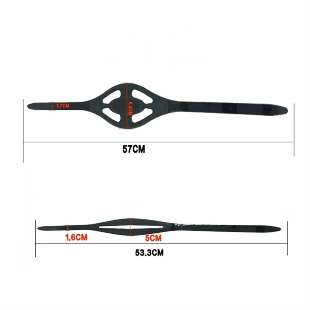 High Elasticity Diving Mask Strap Diving Rubber Strap Boating Drifting ...
