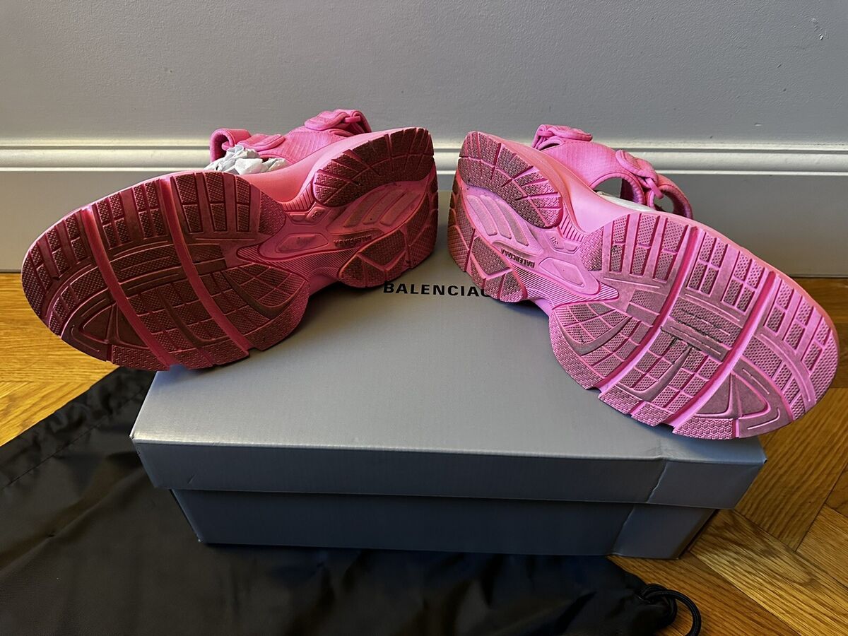 Balenciaga Tourist Sandal Fluorescent Pink - Preowned | eBay Balenciaga Tourist Sandal Fluorescent Pink - Preowned | eBay