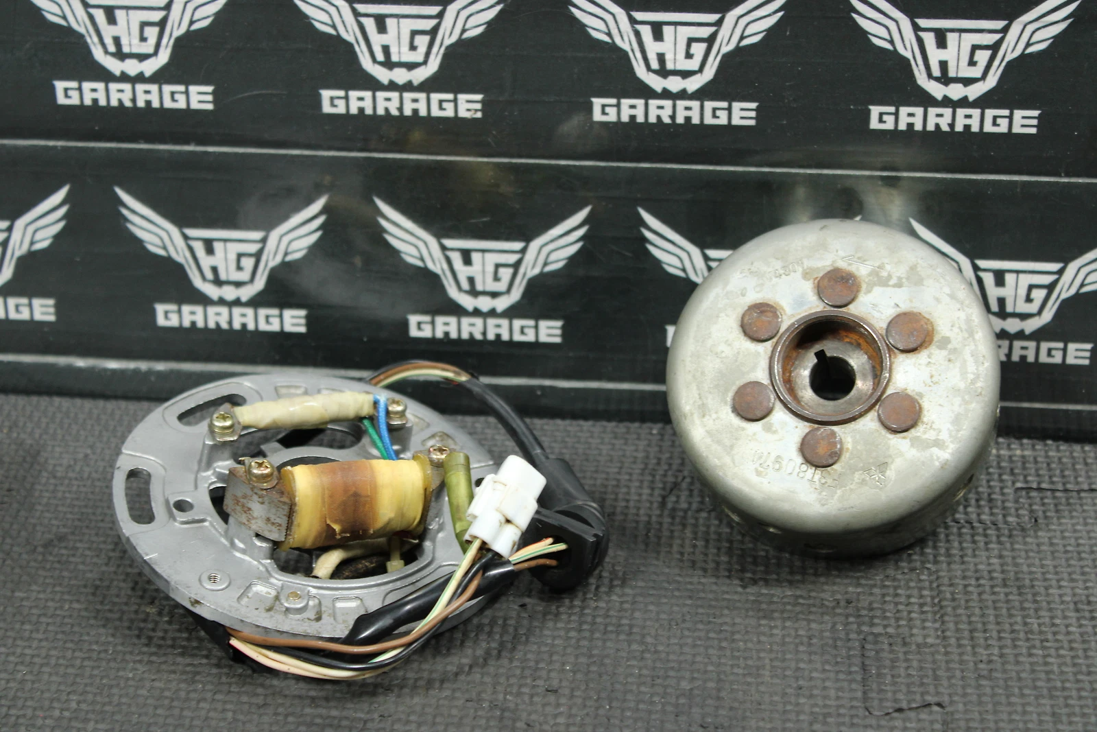 1996 93-96 YAMAHA YZ80 OEM STATOR MAGNETO ROTOR FLYWHEEL 4ES-85550-00-00