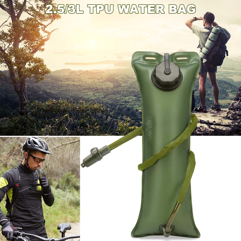 2-10L Water Bladder Bag Hydration System Backpack Survival Pack Camping ...