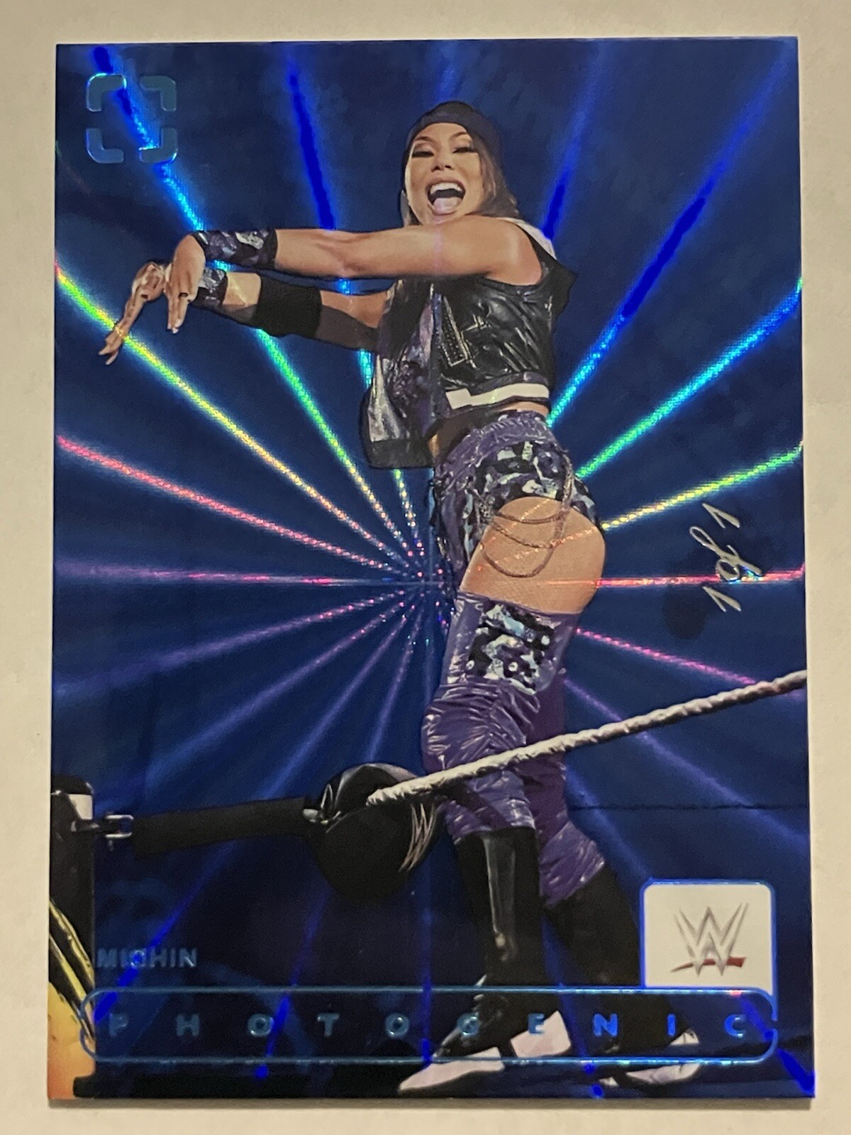 2024 WWE Photogenic MICHIN Platinum 1/1 One Of One Mia Yim | eBay