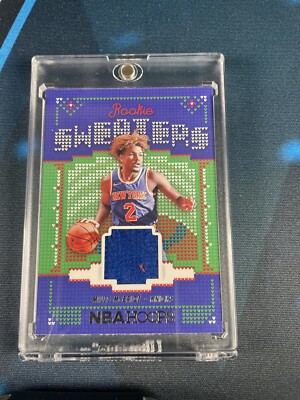 Miles Mcbride Rookie Sweaters Patch 2021-22 NBA Hoops Basketball Card # ...