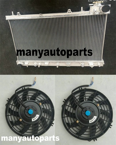 Radiator +2* fans for Subaru Forester SF Impreza Outback L S RS H4 2.5 ...