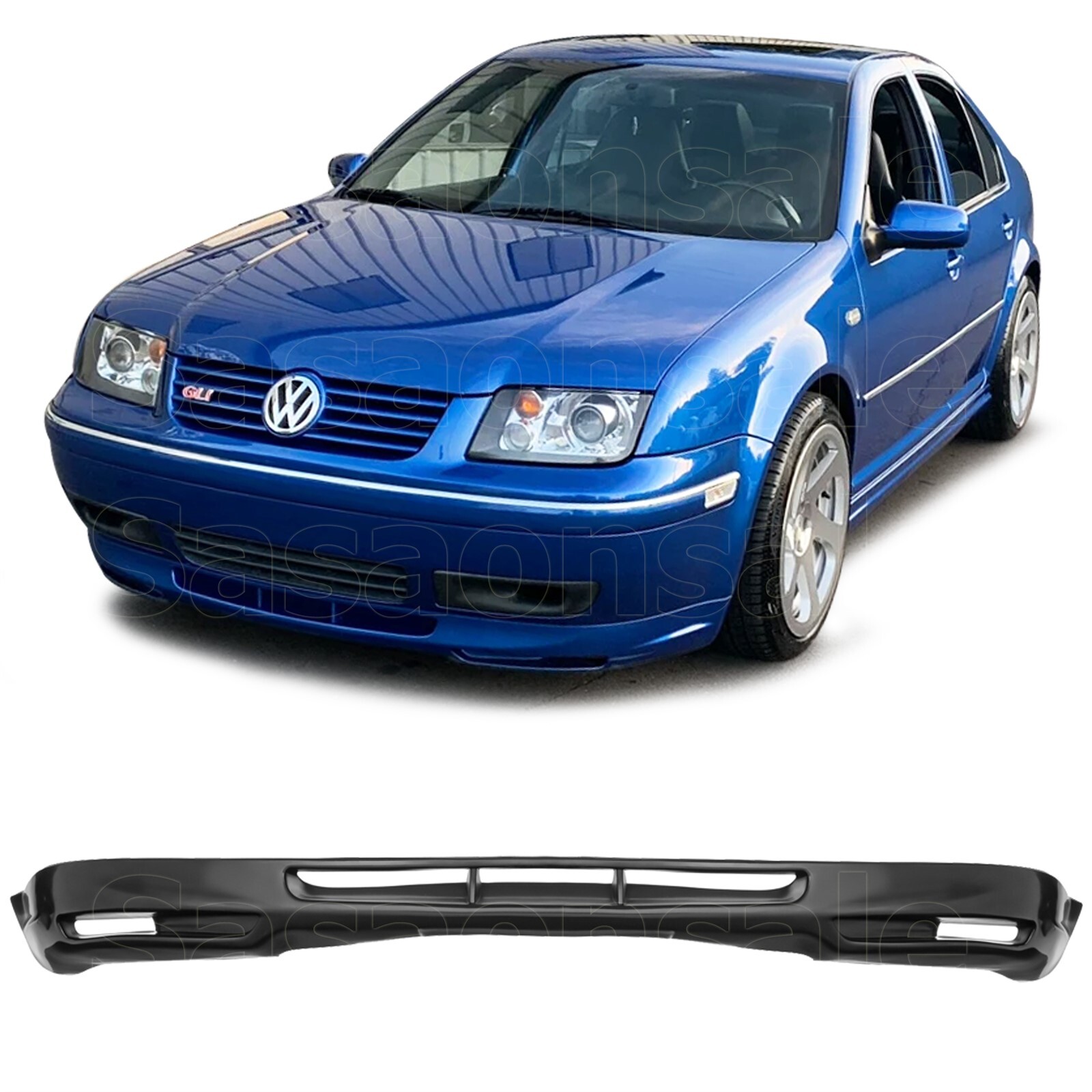 [SASA] Fit for 99-05 Volkswagen VW Jetta Mk4 GLI PU Front Bumper Lip ...