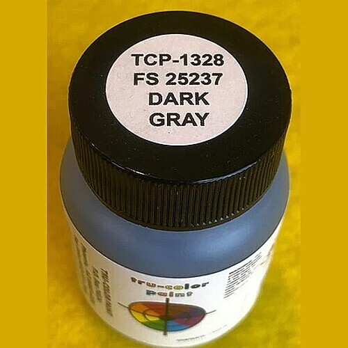 Tru-Color FS-25237 Dark Gray 1oz - Hobby and Model Enamel Paint - #1328 ...