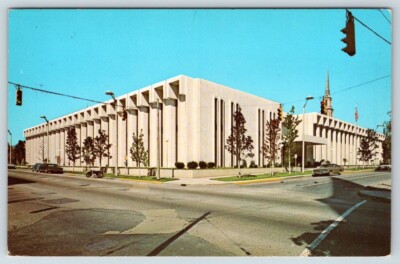 Postcard Fort Wayne IN Indiana Public Library | eBay
