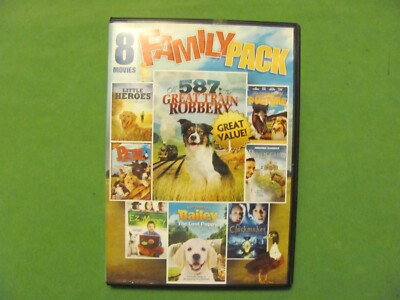 8 Movie Family Pack Family Movies DVD with 2 Disc Set. 2012 96009090845 ...