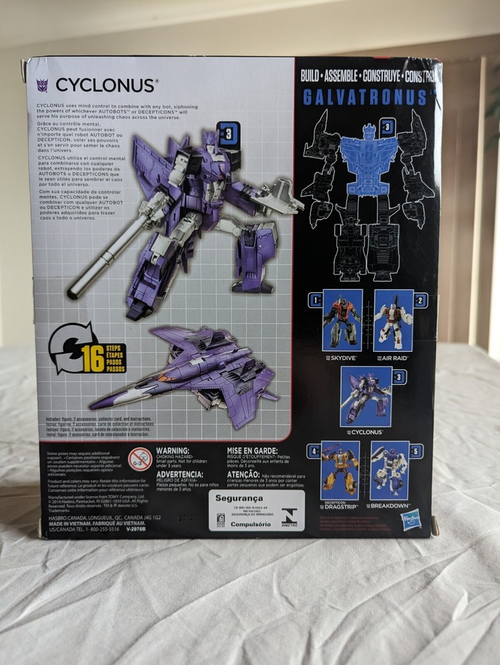 Transformers Combiner Wars Cyclonus Voyager Class Galvatronus, New ...