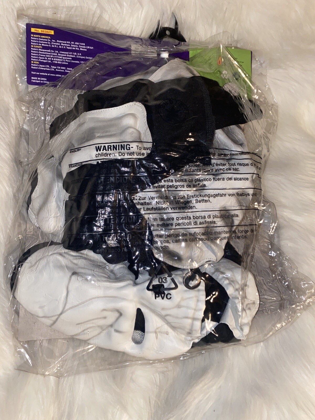 Rubies Costumes EVA Classic Skeleton Jumpsuit Child Costume MED 8-10 ...