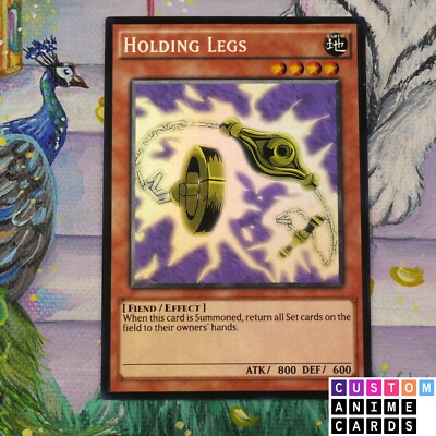 Holding Legs ANIME EFFECT HOLO card | eBay