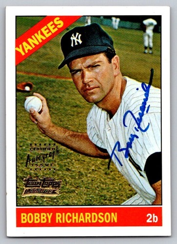 Bobby Richardson Autographed Card | Signed Auto - Autograph | eBay