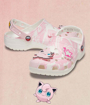 NEW Crocs x Pokemon ‘Jigglypuff’ Classic clog Men’s 4-13 210243-90H ...