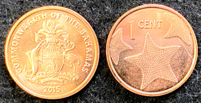 Bahamas 1 Cent KM218.2 2015 World Coins UNC | eBay
