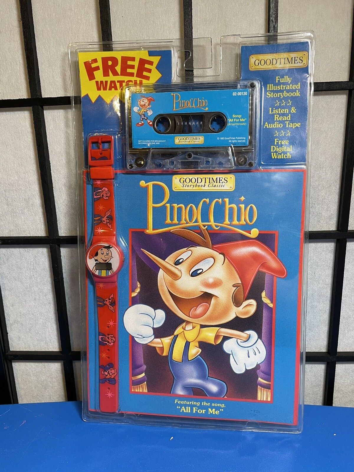 Goodtimes Storybook Classic Pinocchio Watch, Book And Tape 1993 NEW | eBay
