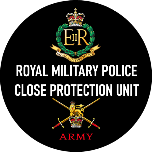 British Military Police Logo RMP Black On Olive Rank Slide Epaulette